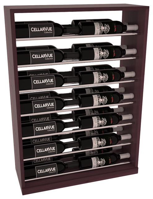 Wine Racks America CellarVue Redwood Horizontal Wine Rack, Unstained ...