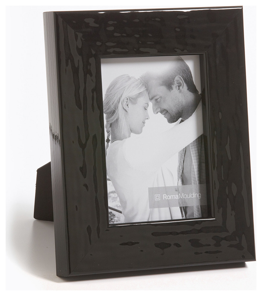 Lavo, 2", Shimmering Black, 5" x 5" - Transitional - Picture Frames ...