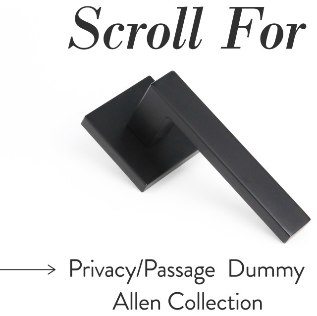 Modern Heavy Duty Designer Interior Door Lever - Allen Collection ...