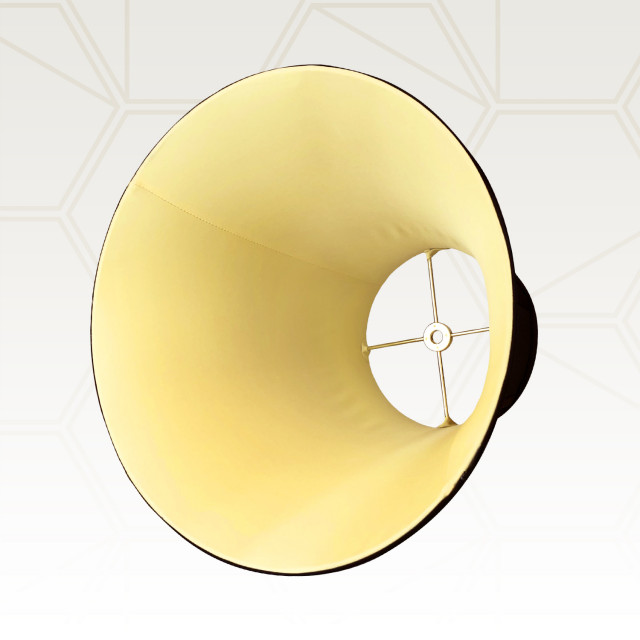 Royal Designs True Bell Basic Lamp Shade, V Notch Fitter, 7x14x11.5 ...
