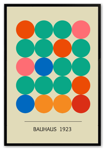 Bauhaus 1923 Framed Print, 11" x 14" - Contemporary - Prints And ...
