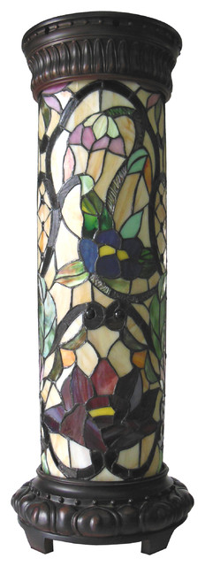 Chloe Lighting 2 Light Floral Pedestal Light Fixture CH19040RF30-PL2 ...