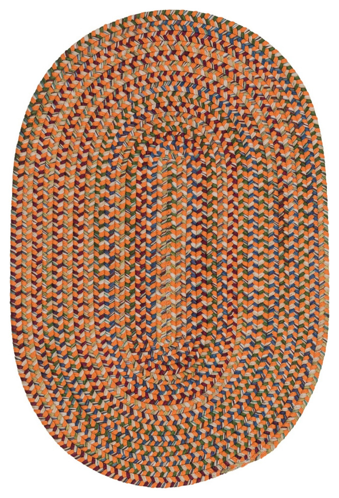 Colonial Mills Worley Oval Braided Rug, 9X12 - Contemporary - Area Rugs ...