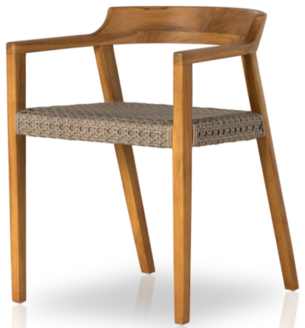 Edna Outdoor Dining Chair - Midcentury - Outdoor Dining Chairs - by ...