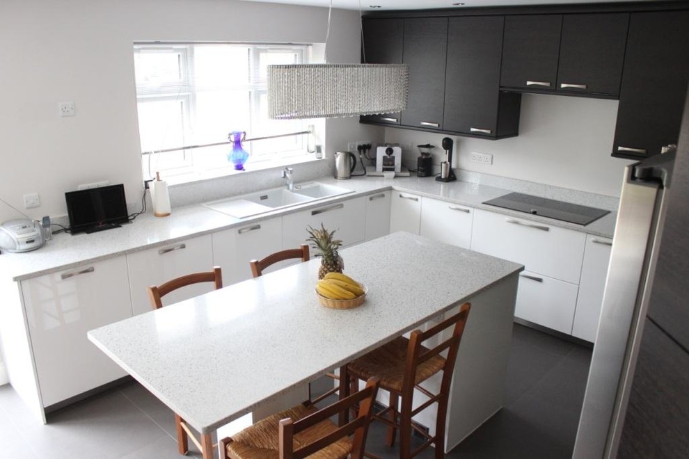 Stunning German Kitchen in Hatch End, London by Kudos Interior Designs ...