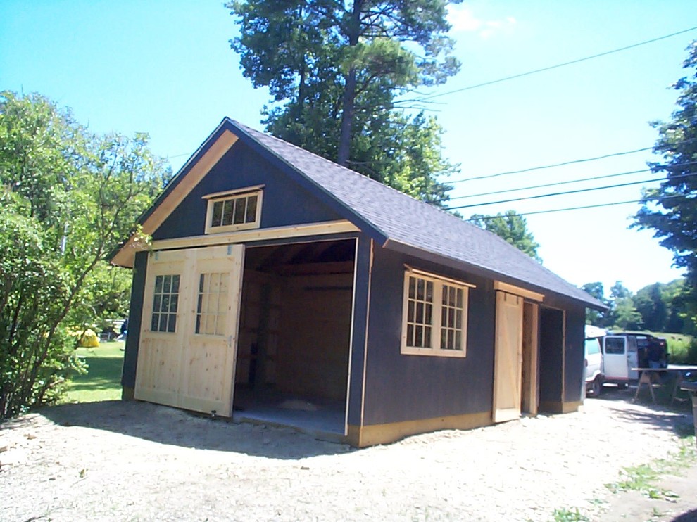 Gable Style Pole Barns - Traditional - New York - by PINE RIDGE POLE ...