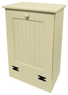 Wooden Trash Bin - Traditional - Trash Cans - by Sawdust City, LLC