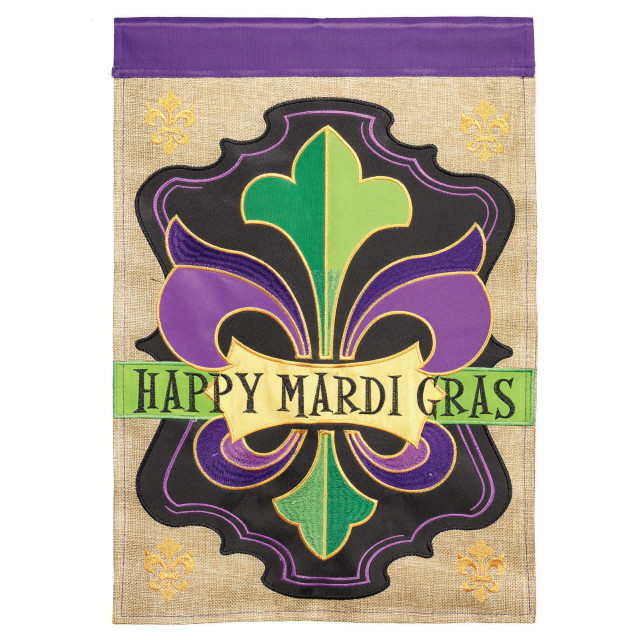 Flg Dapp Happy Mardi Gras Blap, Large - Flags And Flagpoles - by New ... Flg Dapp Happy Mardi Gras Blap, Large - Flags And Flagpoles - by New ...