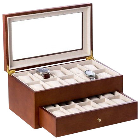 20-Watch Box - Contemporary - Dresser Valets And Organizers - by Silver ...