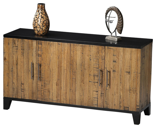 Leopold Modern Rustic Sideboard - Rustic - Buffets And Sideboards - by Ella Modern | Houzz