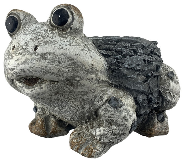 Planter Frog Stone Small - Contemporary - Indoor Pots And Planters - by ...