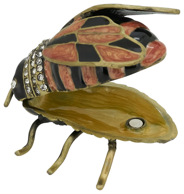 Bumble Bee Jewelry Box - Farmhouse - Decorative Objects And Figurines ...