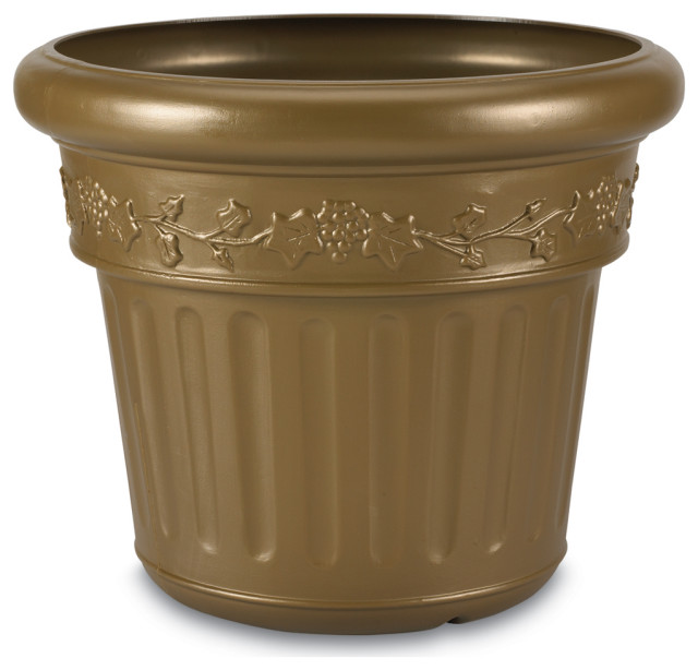 Plc-00218 Bronze Planter - Traditional - Outdoor Pots And Planters - by ...