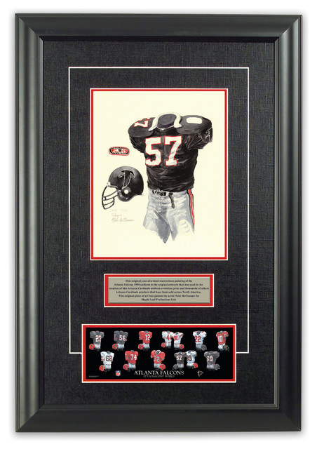 Original Art of the NFL 1990 Atlanta Falcons Uniform - Traditional ...