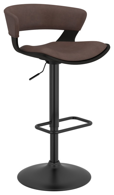 Worldwide Adjustable Air Lift Stool - Industrial - Bar Stools And ...