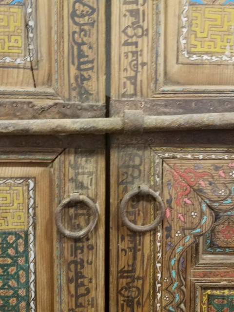 Moroccan Hand Painted Double Door - Zouak - Mediterranean - Interior ...