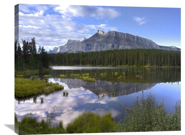 "Mount Rundle And Boreal Forest, Banff National Park, Alberta, Canada ...