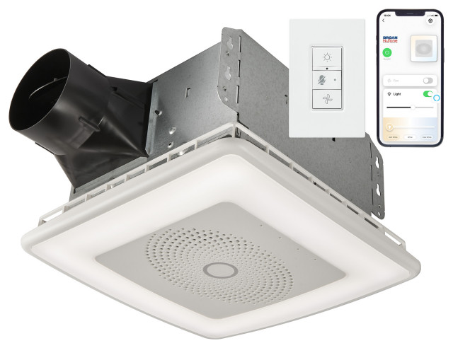 Broan VC110CCT 110 CFM 1.5 Sone Ceiling Mounted Voice Control ...