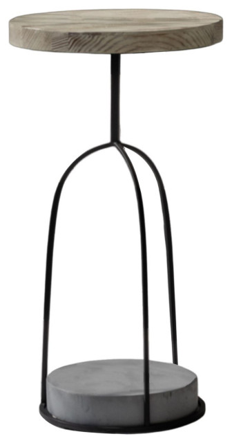 Archi Side Table, Brown - Industrial - Side Tables And End Tables - by LH Home Ltd | Houzz