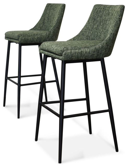 Emma Counter Stool, Set of 2 Stools - Midcentury - Bar Stools And ...
