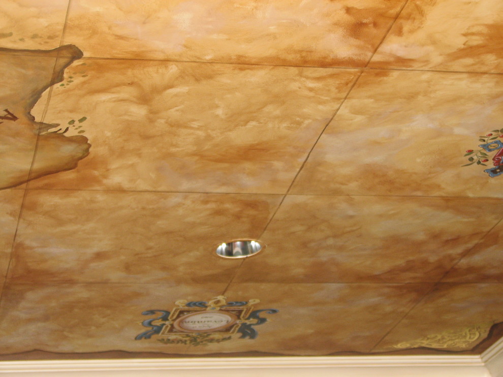 Office Map Ceiling Mural - Classique - New York - par Bella Terra ...