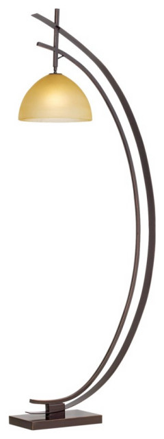 Pacific Coast Lighting Orbit Floor Lamp | Metal Crescent Floor Lamp ...
