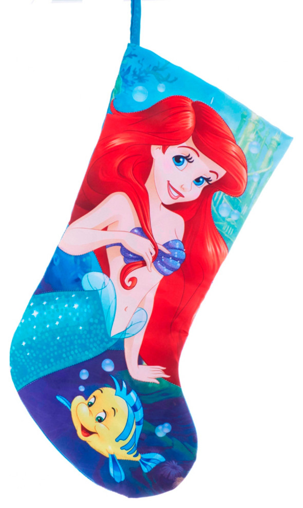 Ariel Princess Licensed Disney Print Christmas Holiday Stocking ...