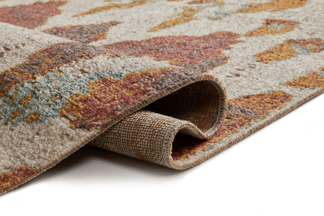 Well Woven Firenze Rhapsody Modern Southwestern Ikat Earth Rug FI-94, 2 ...
