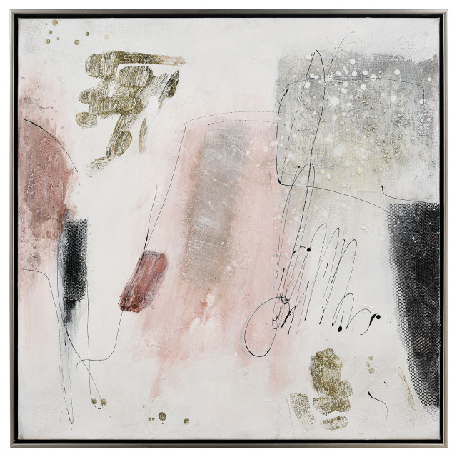 Modern Blush II Framed Wall Art - Contemporary - Prints And Posters ...