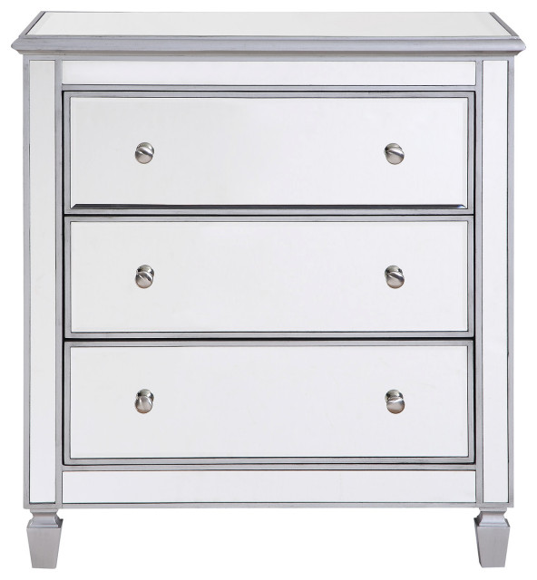 Elegant Lighting MF6-1019 Chamberlan 33 Inches Wide 3 Drawer Hand ...