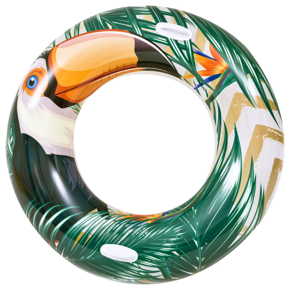 45" Tropical Toucan Inner Tube Pool Float - Modern - Pool Toys And ...