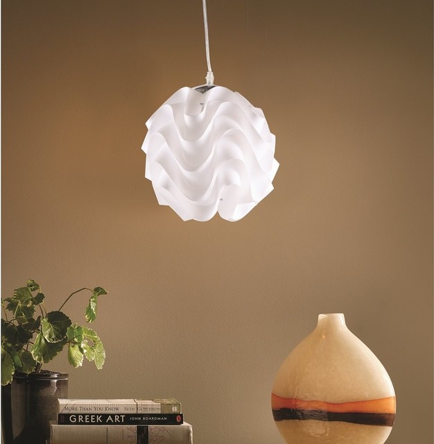 Soho Hanging Lamp, White - Contemporary - Table Lamps - by HedgeApple ...