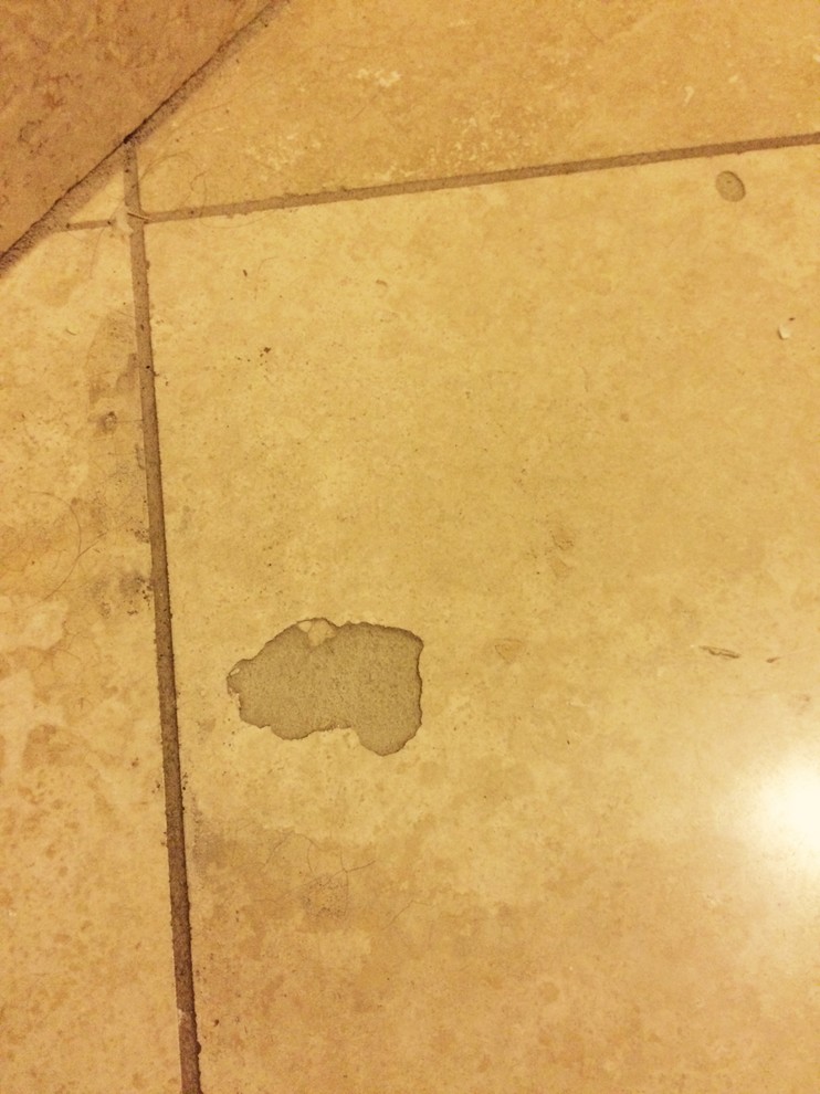 Chipped tile