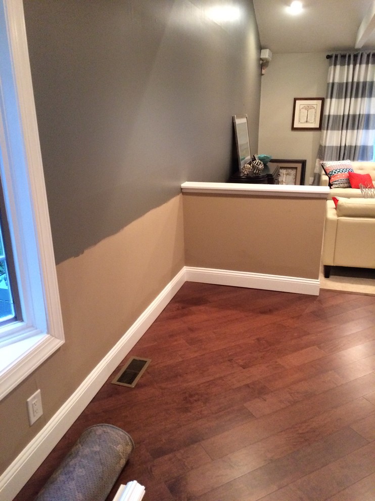 Height of chair rail for wainscotting