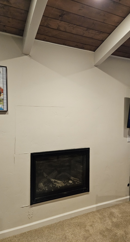 ISO Advice to decorate around Fireplace insert