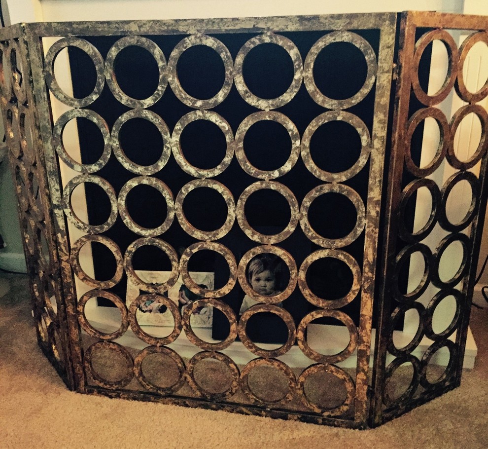 Need idea: Repurpose Iron Fireplace Grill