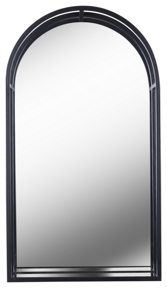 Kenroy 60674BL Mirror, Dames Point Collection, Black Finish ...