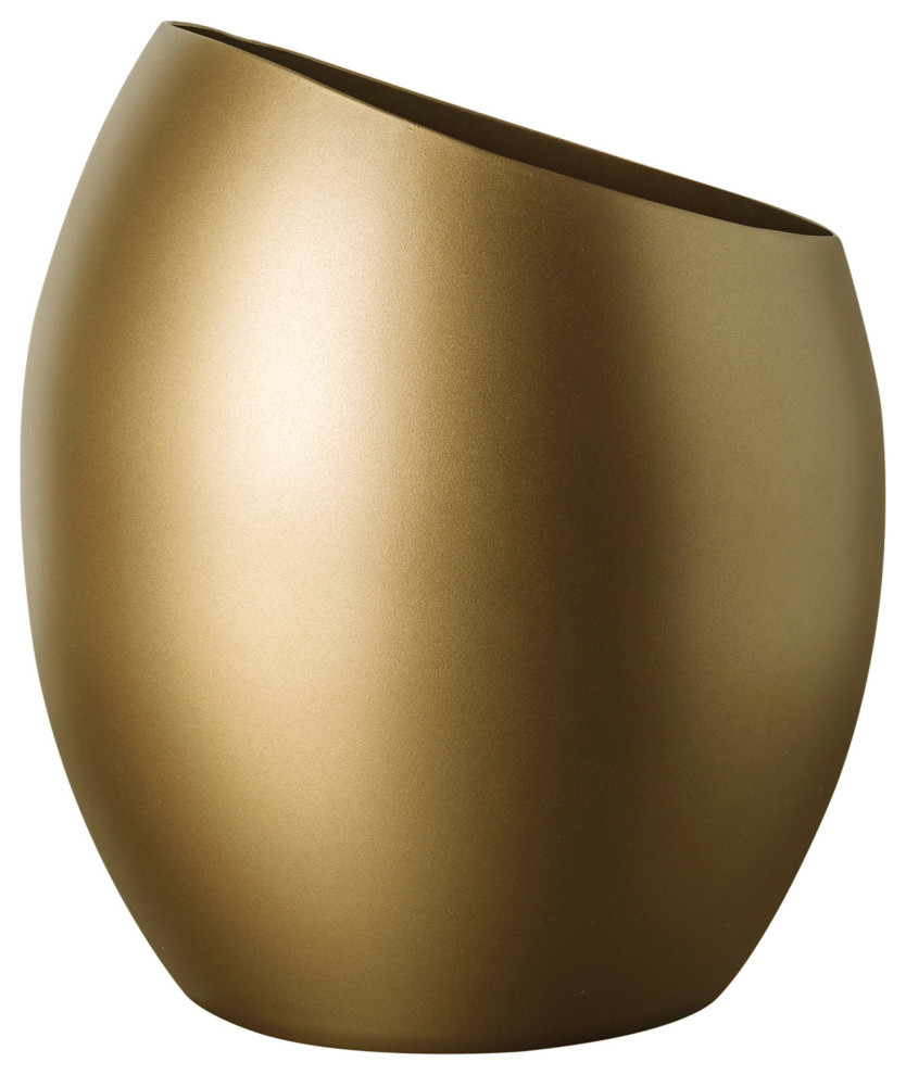 Atmosfera Ice Bucket Mercurio 4.5" Dia - Traditional - Ice Tools And ...