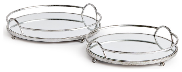 Hudson Mirrored Decor - Contemporary - Serving Trays - by Napa Home ...