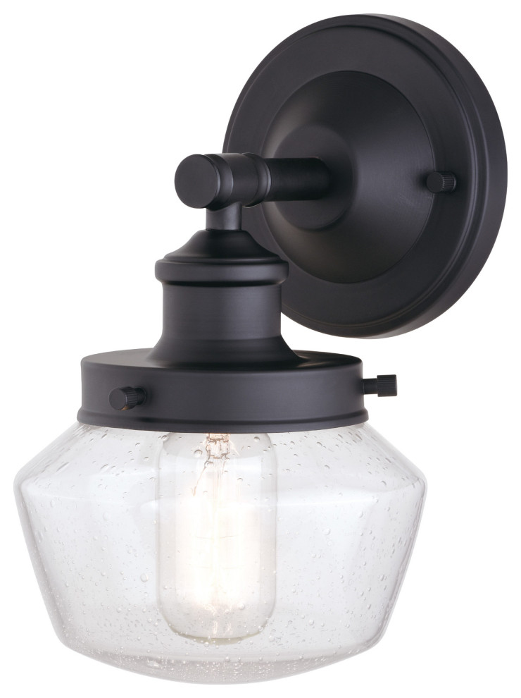 Collins 6" Outdoor Wall Light Matte Black - Transitional - Outdoor Wall ...