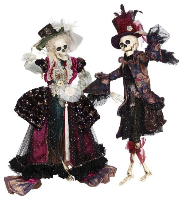 Mark Roberts 2020 Collection Regal Fashion Skeleton, Assortment of 2 ...