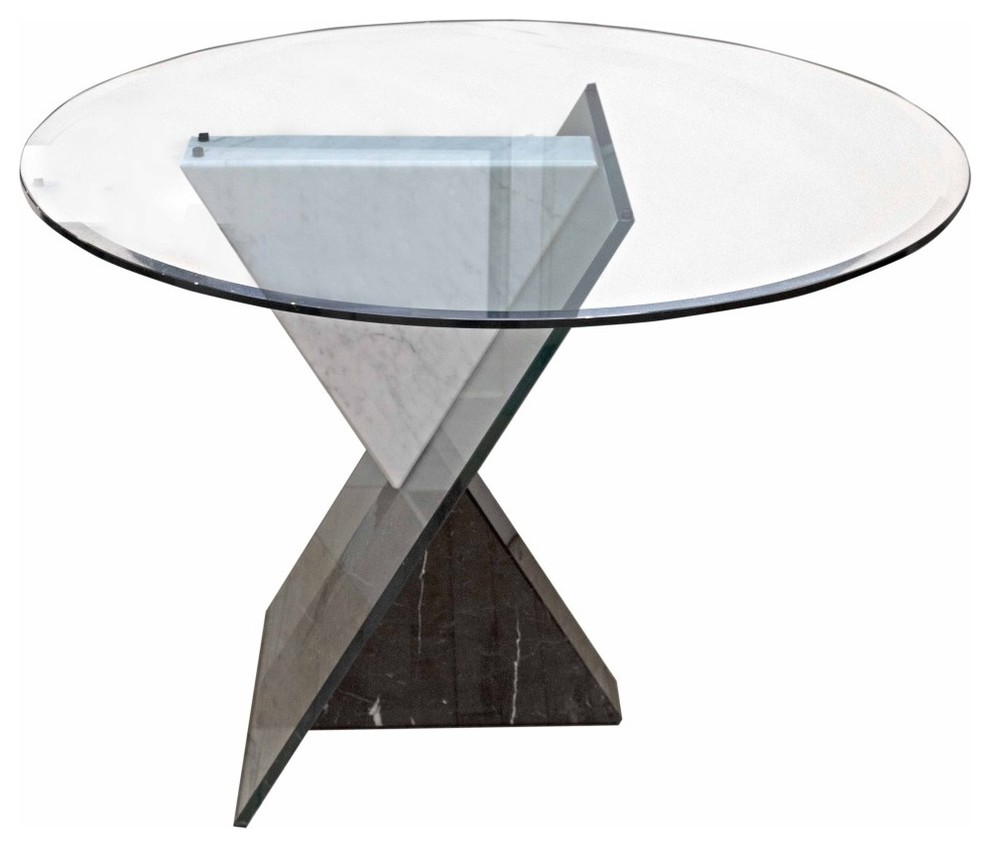 CONTEMPORARY TRIANGULAR MARBLE BASE DINING TABLE - Modern - Dining Room ...