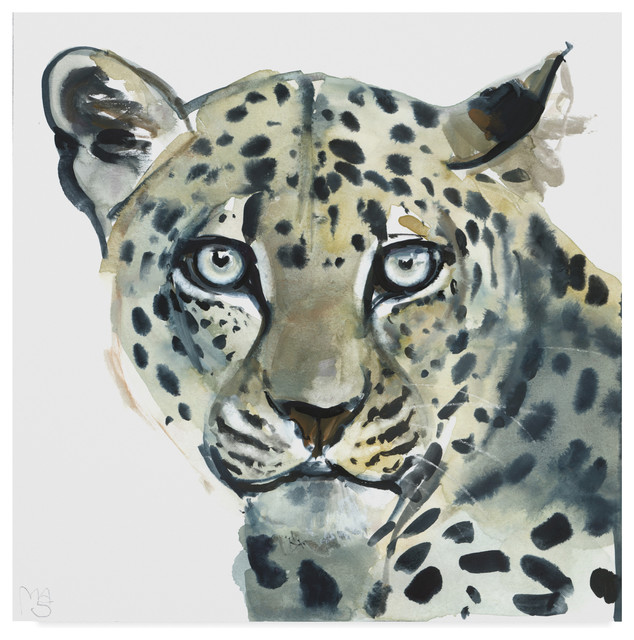 Mark Adlington 'Leopard' Canvas Art, 35"x35" - Contemporary - Prints ...