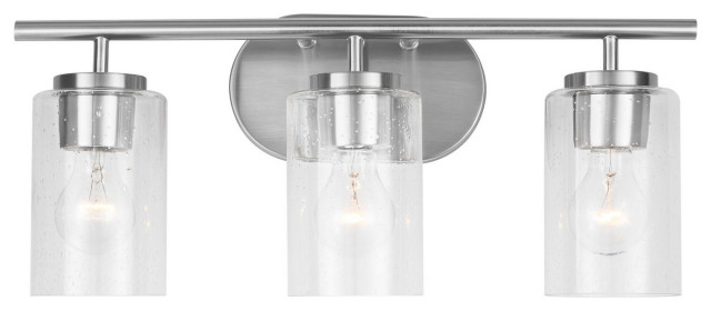 Generation Lighting. Oslo Three Light Wall / Bath - Transitional - Bathroom Vanity Lighting - by ...