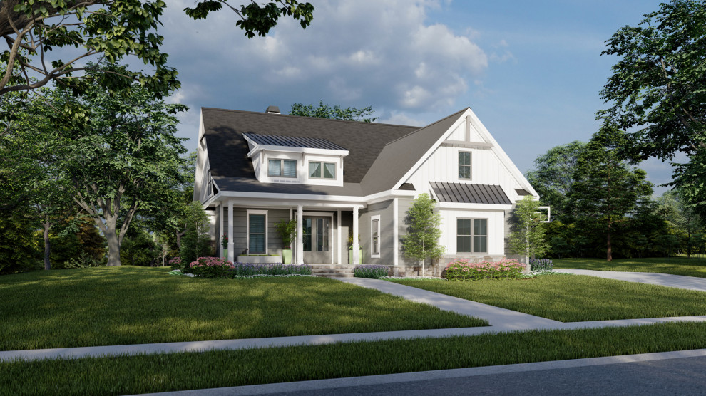 The Maxine House Plan 1655 - Farmhouse - Exterior - Other - by Donald A ...