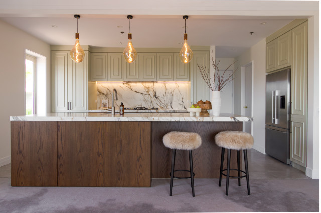 Before & After: A Penthouse Kitchen High on Glamour & Substance | Houzz NZ