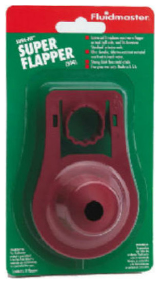Fluidmaster 504 Sure Fit Toilet Flapper, Red - Bidet And Toilet Parts ...