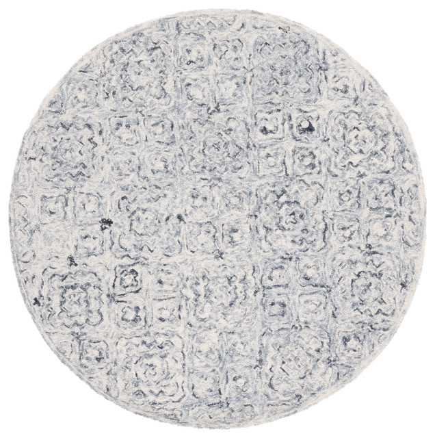 Safavieh Micro Loop Mlp776F Geometric Rug, Gray/Beige, 8'x10 ...