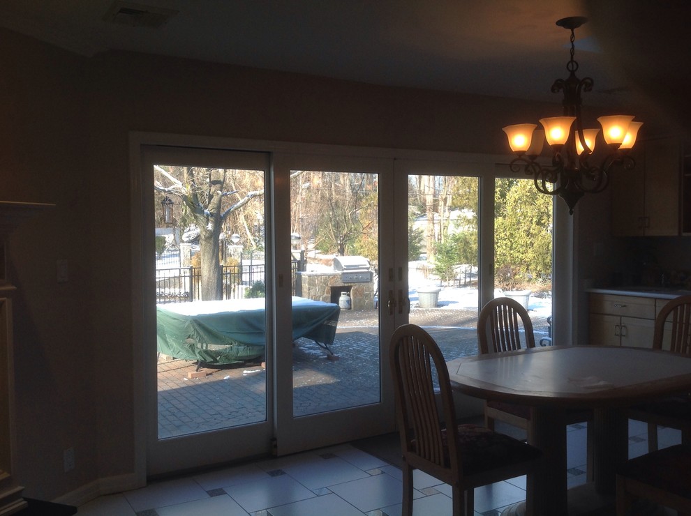 Need a little window fabric to accent sliding doors