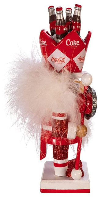 Kurt Adler Wooden Coca-Cola Holiday Nutcracker, 8" - Traditional ...